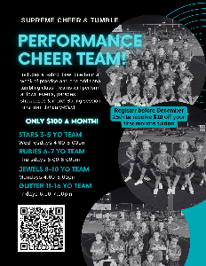 Supreme Cheer and Tumble Home