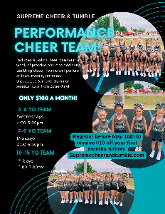 Supreme Cheer and Tumble Home